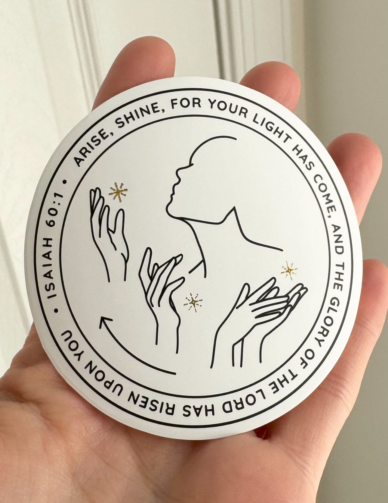 Glory in ASL – Vinyl Sticker